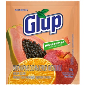 Glup 15g - MIX DE FRUTAS - Glup - Mais sabor e diversão para sua família.